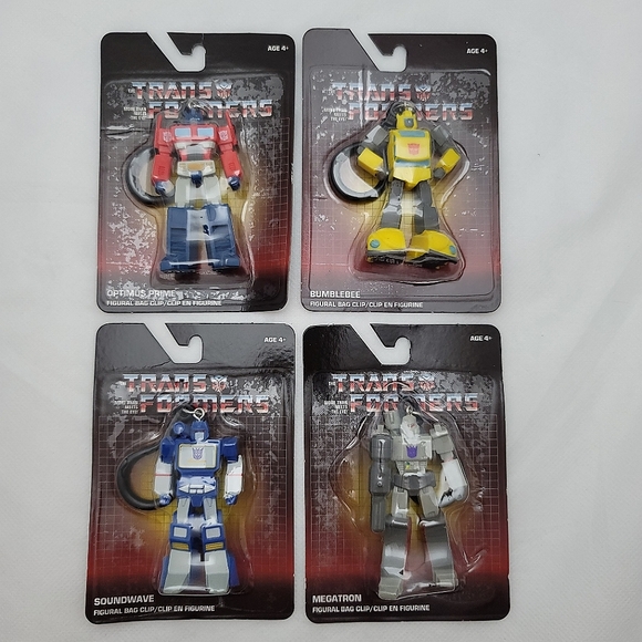 Hasbro | Other | Hasbro Transformers Figural Bag Clips Set | Poshmark